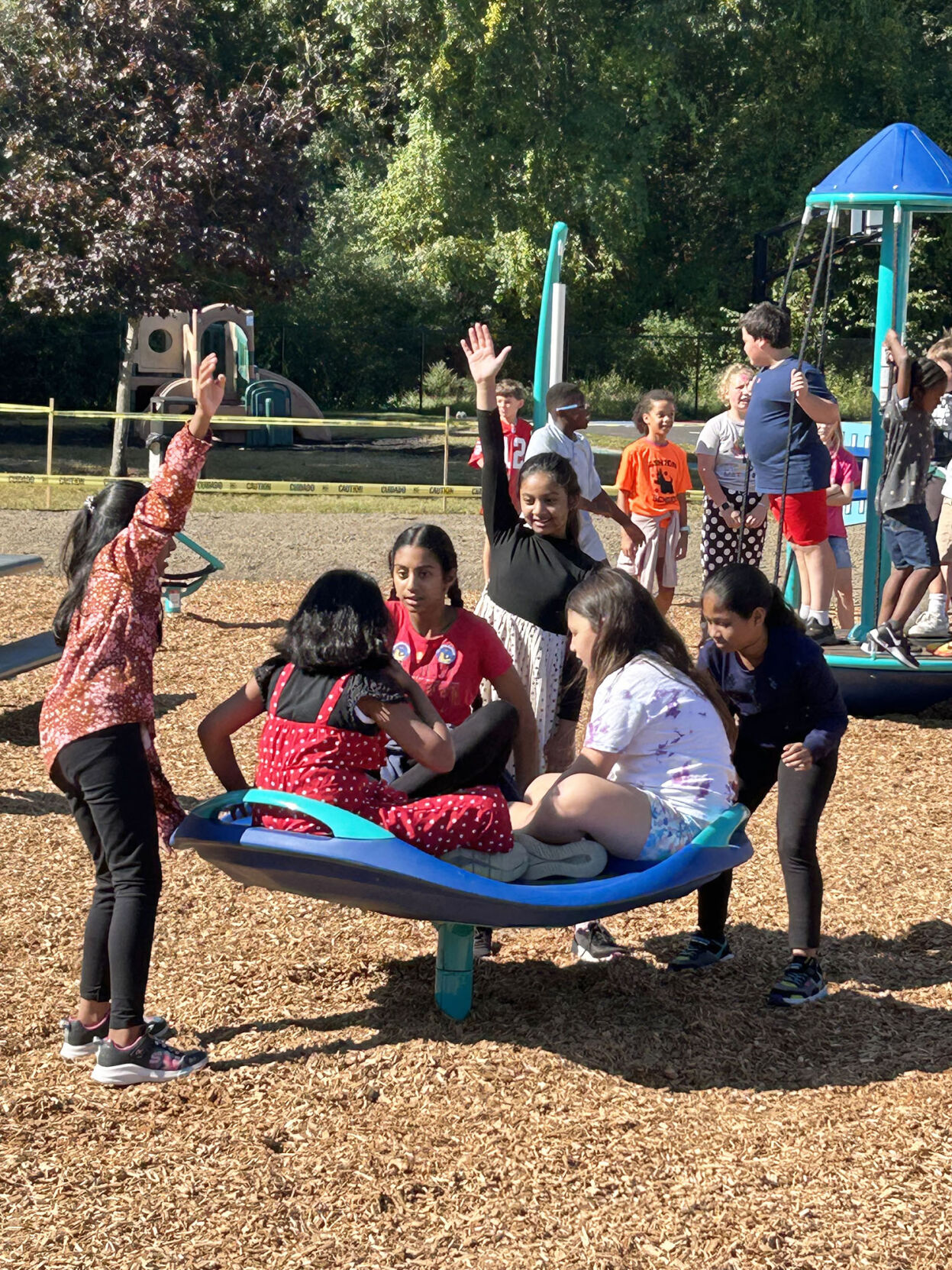 Ashton Elementary students celebrate new playground | Cumberland ...