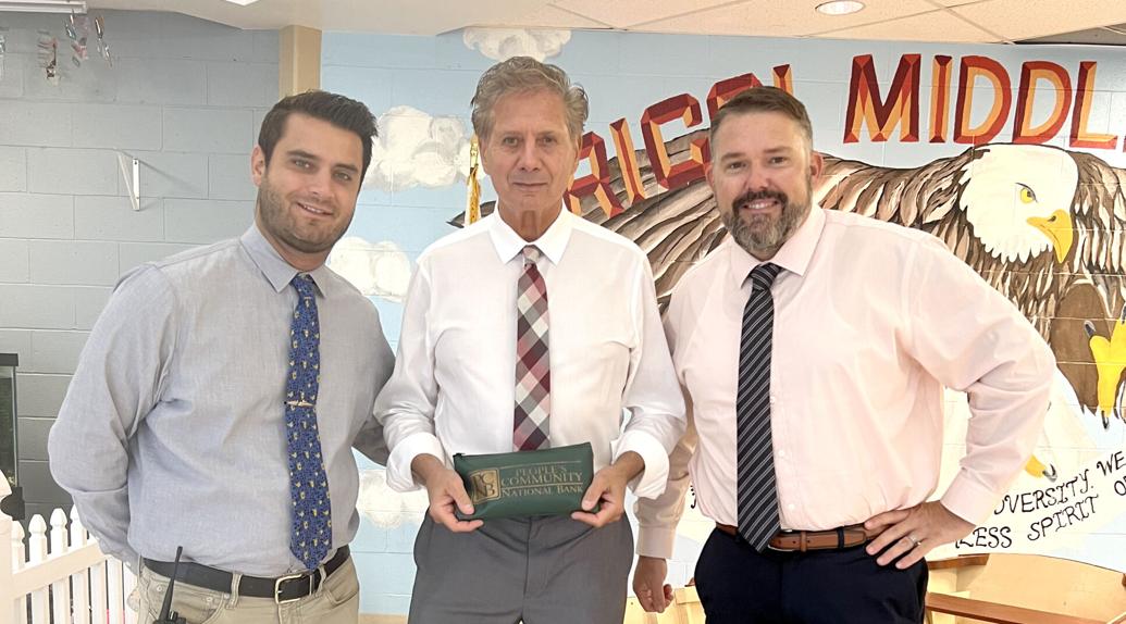 Ricci Middle School receives donation from Realty Center | North ...