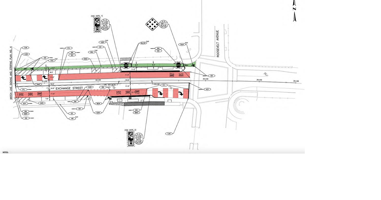 RIDOT bus and bike lanes painting project started | Motor Vehicle ...