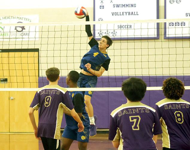 North Providence boys' volleyball team spikes SRA during school ...