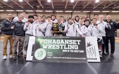 Ponaganset rules state wrestling meet, crowns five individual champions ...