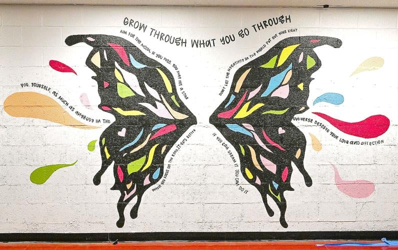 Woonsocket Mental Health Mural Reveal | | valleybreeze.com