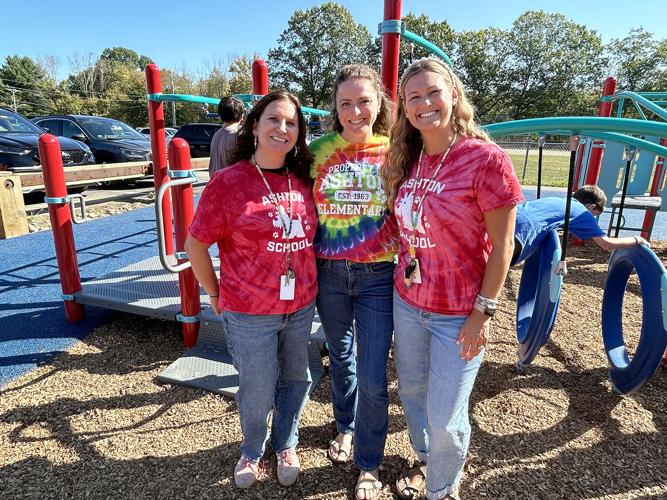 Ashton Elementary students celebrate new playground | Cumberland ...