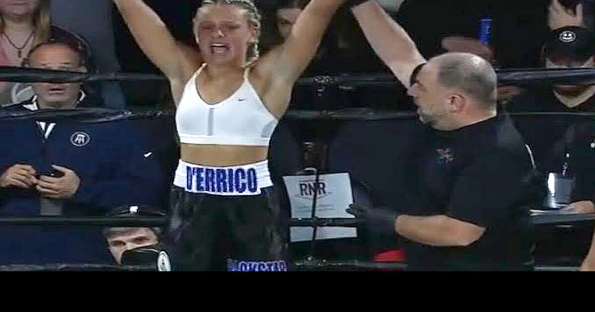 North Providence's D'Errico defends Rough 'N' Rowdy women's lightweight ...