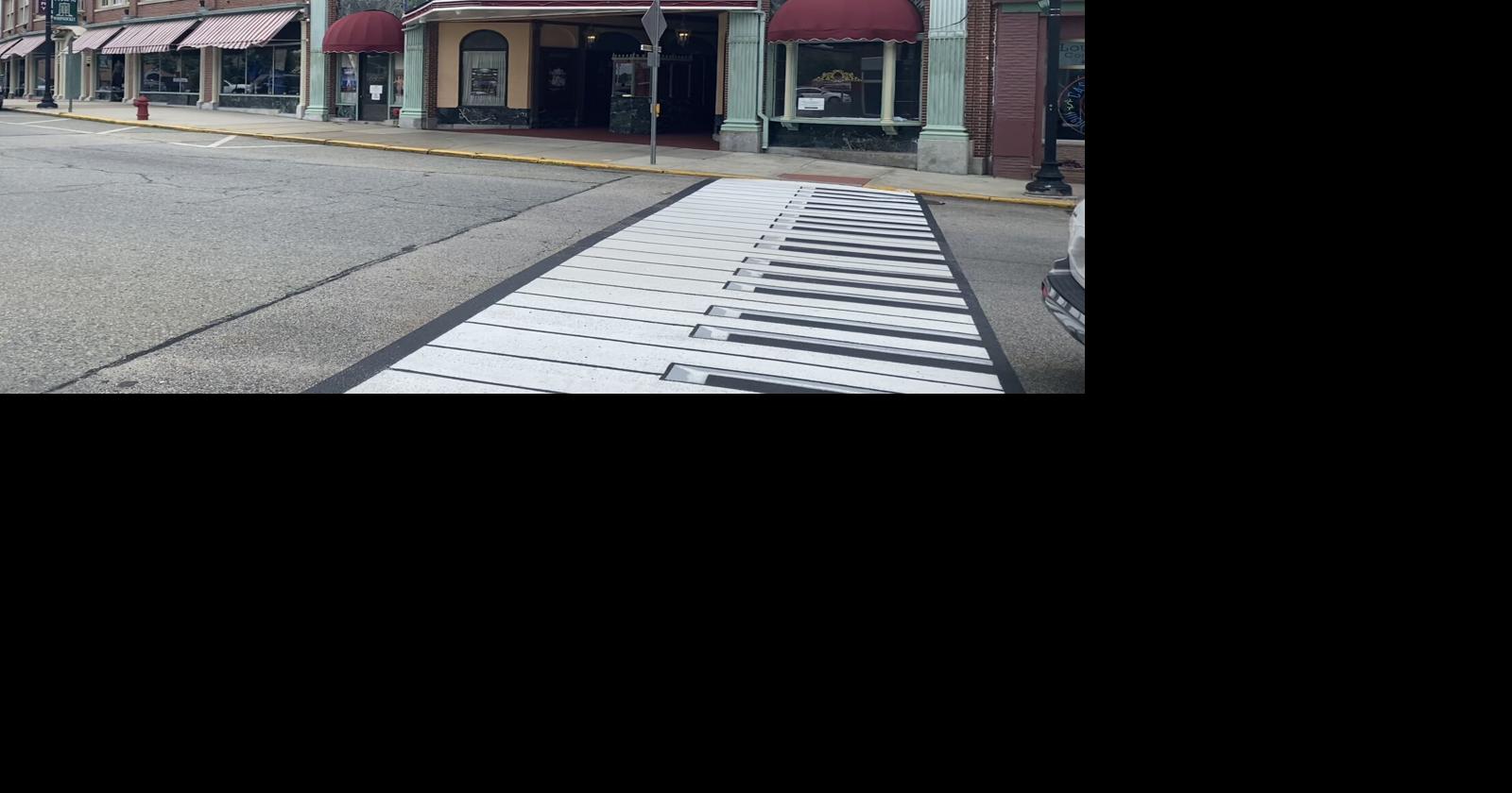 Woonsocket's ambitious Theater District includes 3D piano crosswalk ...