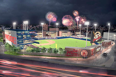New stadium designs tap into Pawtucket’s history, river views | News ...