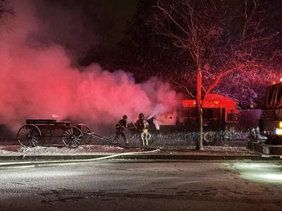 Lincoln truck catches fire while out sanding | News | valleybreeze.com