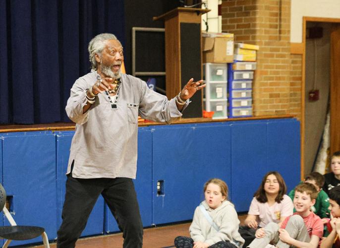 Len Cabral's story telling at Cumberland's B.F. Norton Elementary ...