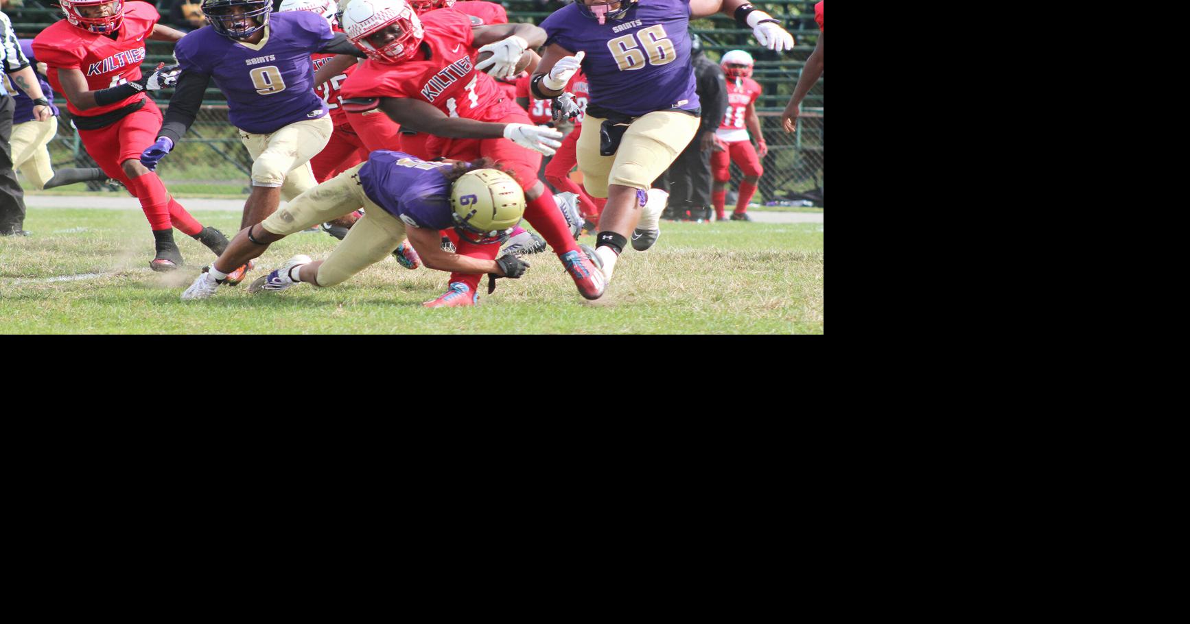 St. Raphael Academy football team evens D-II record by blasting Mount ...