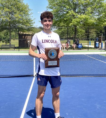 Lincoln's DiChiara drops three-set thriller in state singles tennis ...