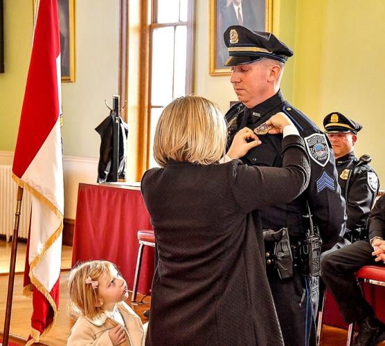 Woonsocket Police Department holds a swearing in ceremony ...