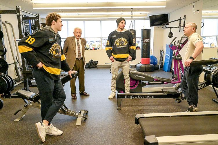 The Providence Bruins visit the North Providence Public Safety Complex ...