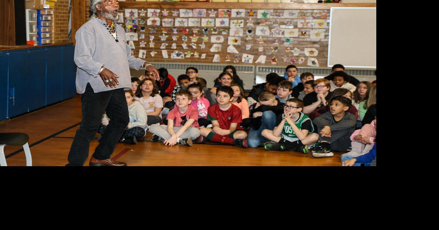 Len Cabral's story telling at Cumberland's B.F. Norton Elementary ...