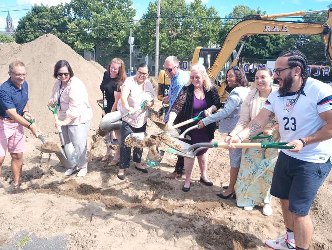 Officials break ground on new Slater sports turf | News | valleybreeze.com