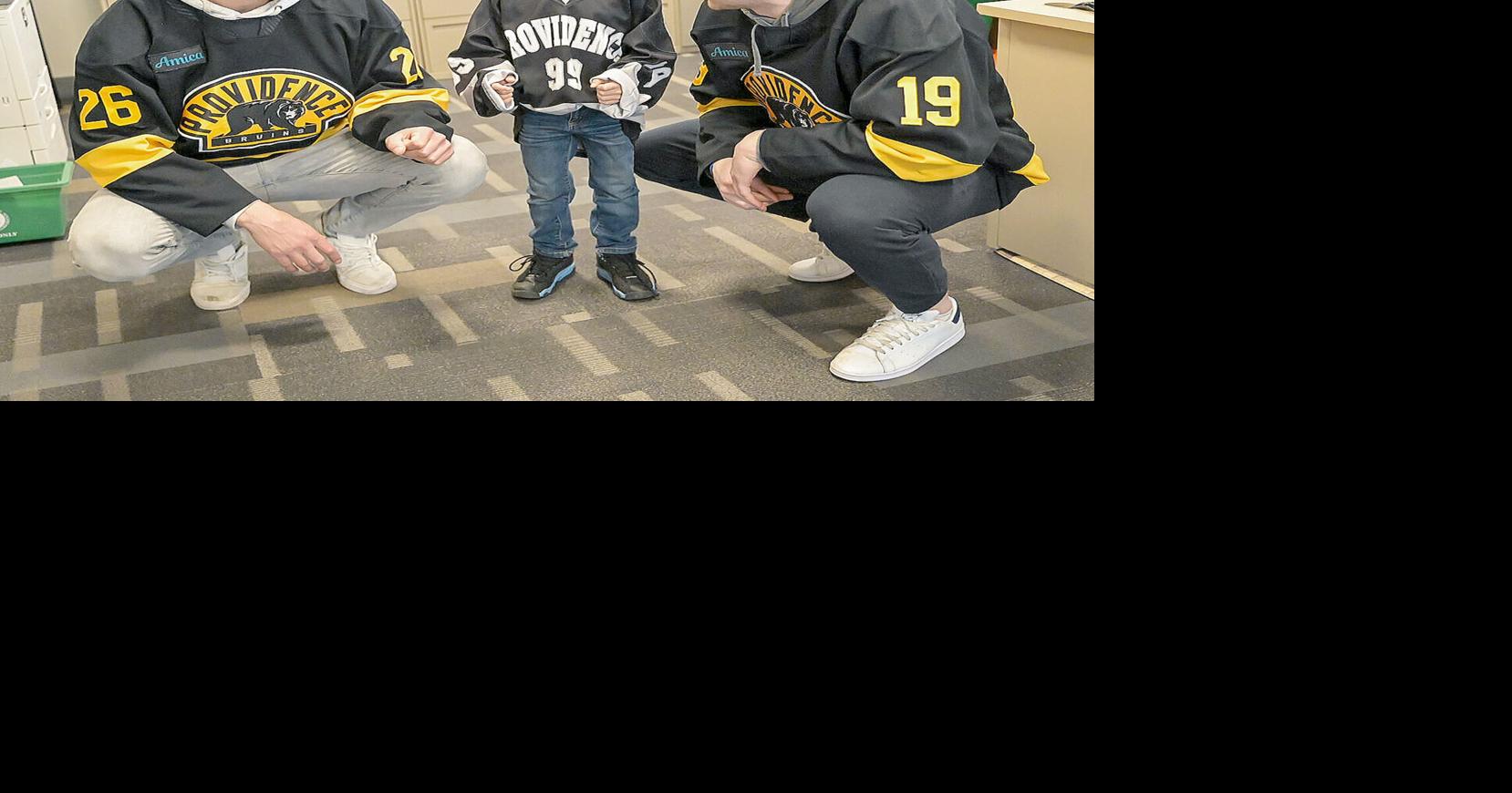 The Providence Bruins visit the North Providence Public Safety Complex ...