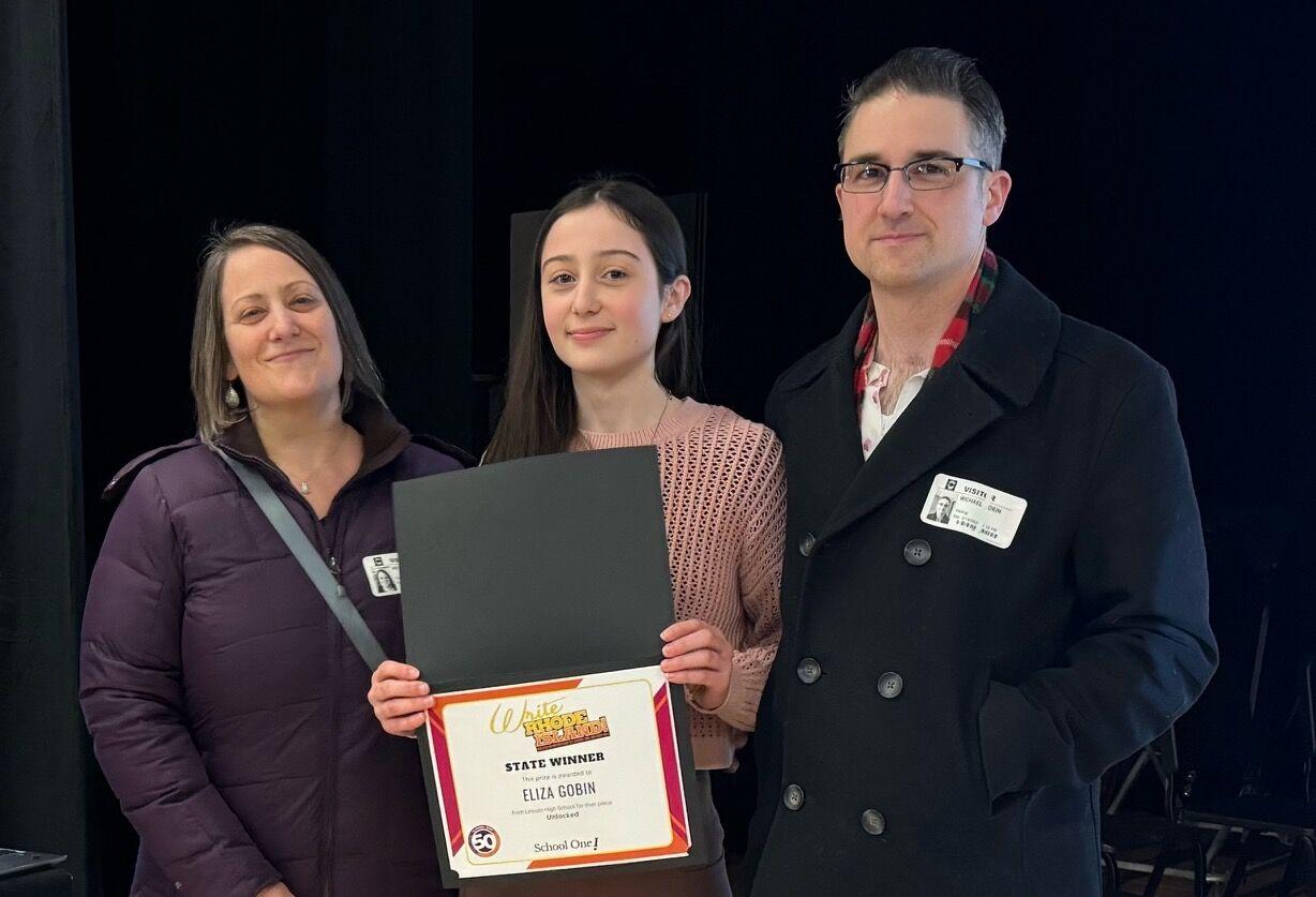 Gobin is the first Write Rhode Island winner from Lincoln High School ...
