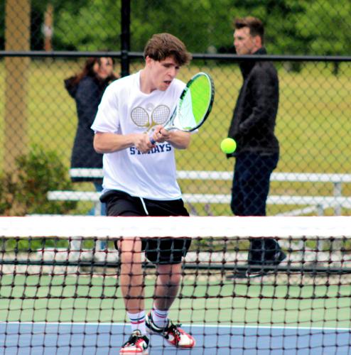 St. Raphael Academy boys' tennis team falls to unbeaten Chariho in D ...