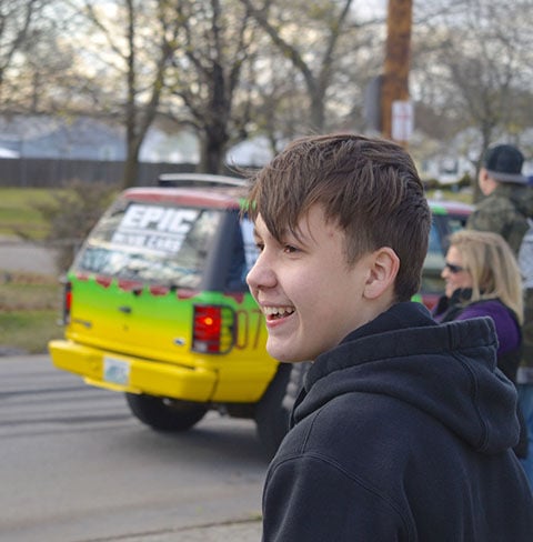 Pawtucket boy surprised with classic car birthday parade | News ...