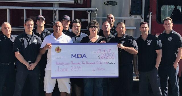 NP firefighters raise the most for MDA charity | News | valleybreeze.com