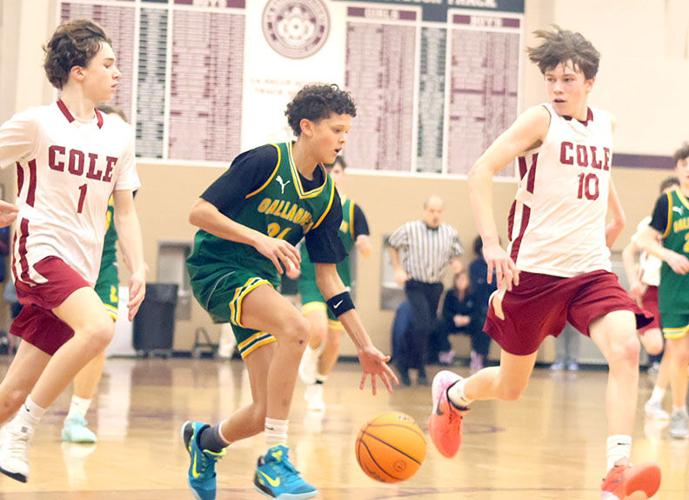 Gallagher Middle School basketball teams fall short in bid for state ...