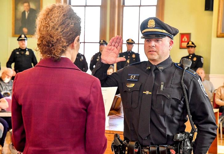 Woonsocket Police Department holds a swearing in ceremony ...