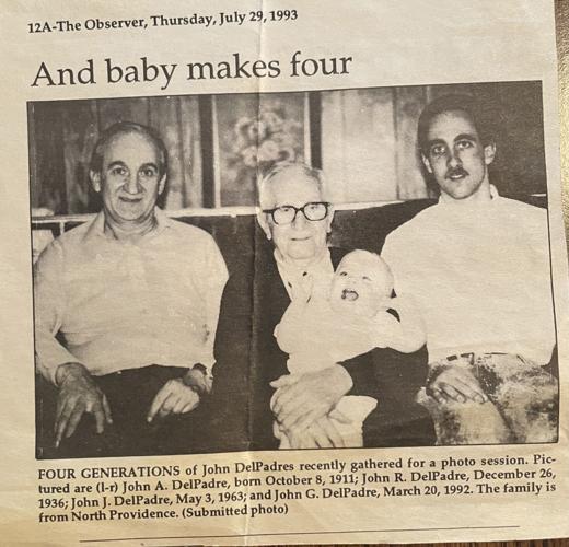 Something to celebrate: Five generations of John Del Padres | News ...
