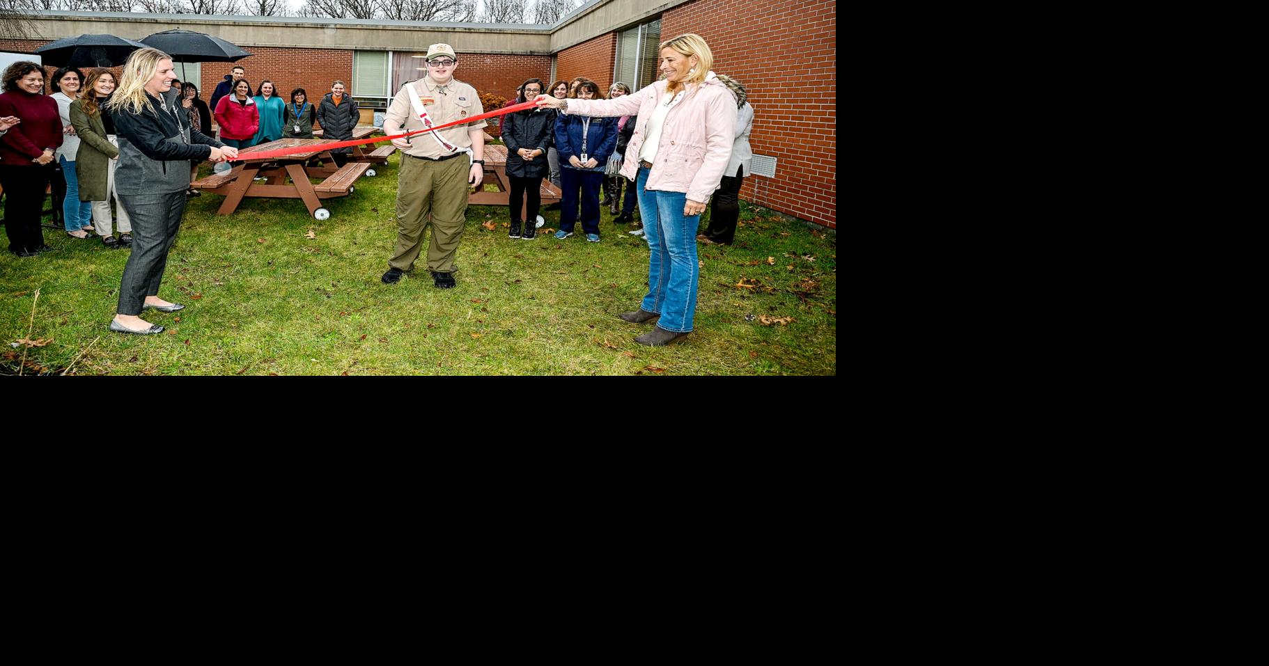 Local Scout Webber creates outdoor classroom at McCourt | School ...