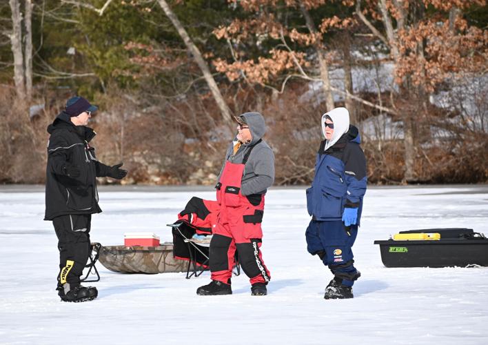 Ice fishing tournament on Smithfield's Stump Pond | Multimedia ...