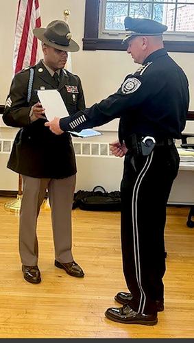 Chief Lafferty receives Patriot Award | North Smithfield/Blackstone ...