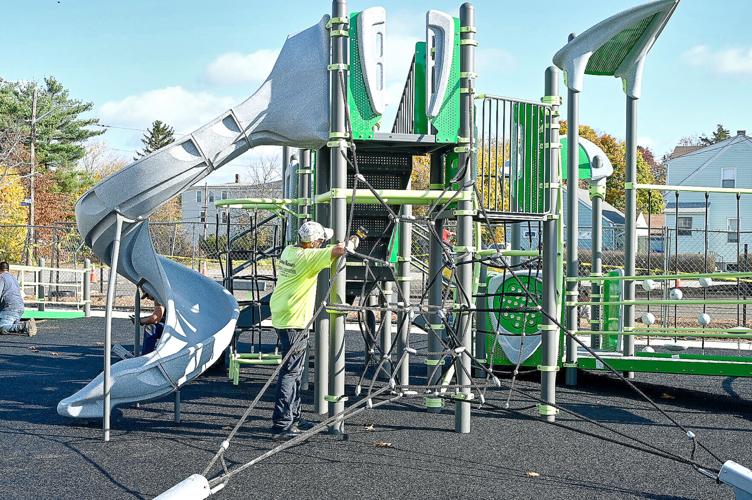 Work on the new playground in North Providence | | valleybreeze.com