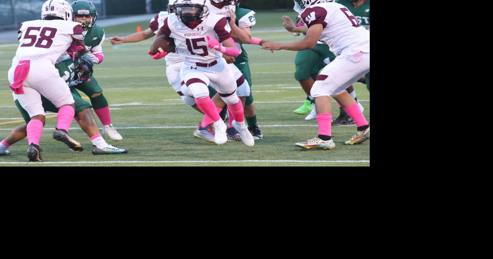 Woonsocket football team rules D-II foe Cranston East for fourth win in ...