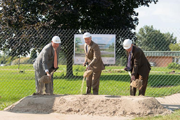 Groundbreaking occurs for STEM Village | News | valpotorch.com
