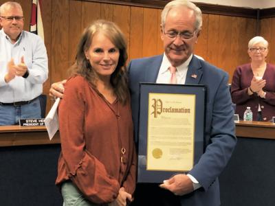 Mayor honors Grace’s Kitchen’s Janet Pajk; don’t rake leaves into the ...