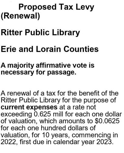 Ritter Public Library places renewal levy on ballot | News ...