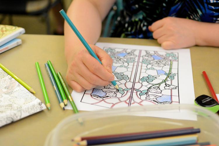 Library holds adult coloring club | Community | veronapress.com