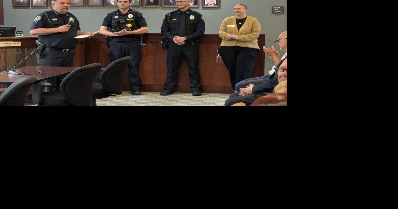 Verona PD celebrates new officers and staff member | Local News ...