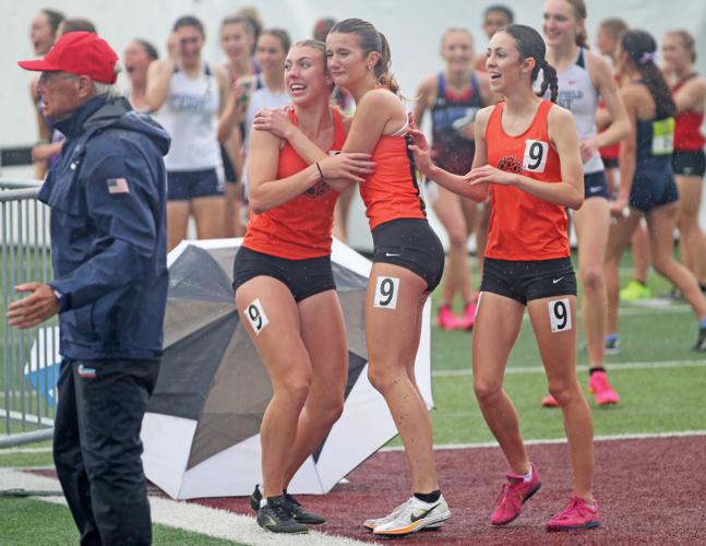 Girls track: Selfless Liz den Daas helps Verona shatter 3,200 relay ...
