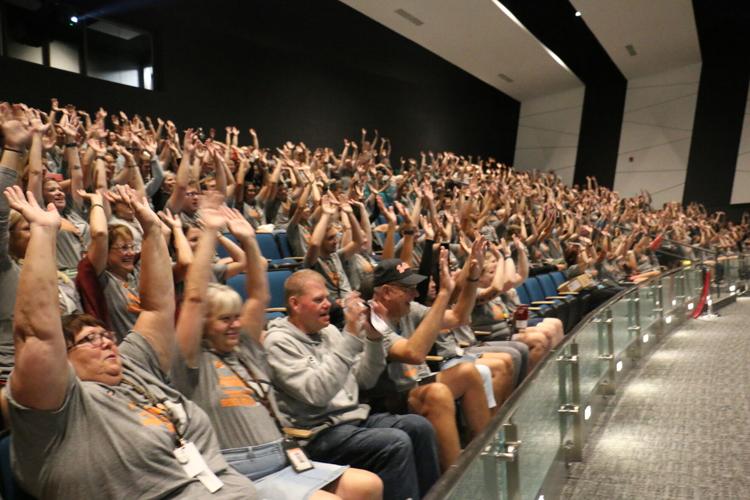 Pep rally for education: All-staff convocation brings together 900 ...