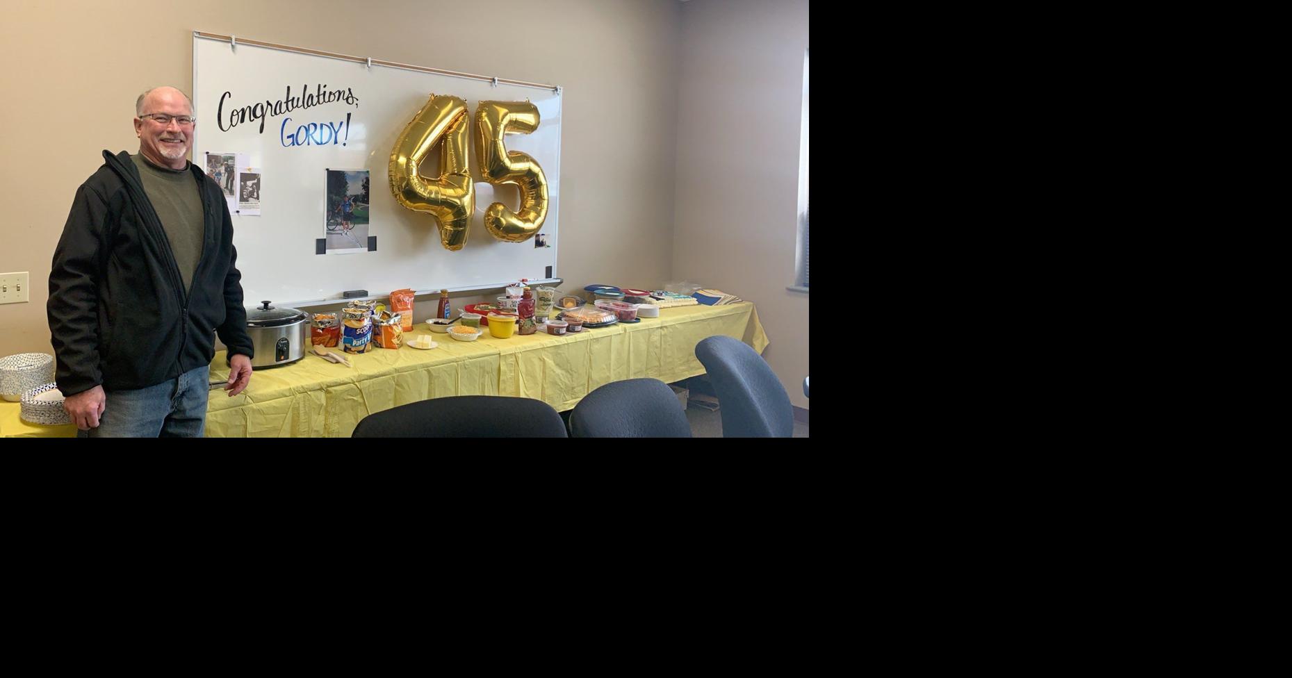 Officer Gordy Disch recognized for 45 years of service | Community ...