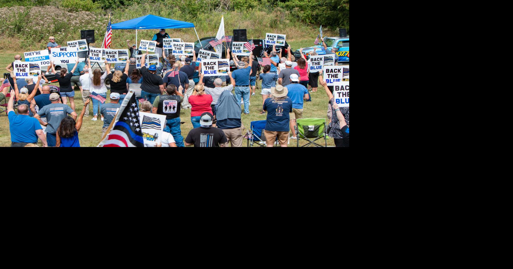 Gallery: Black Lives Matter protest counters Back the Blue rally ...
