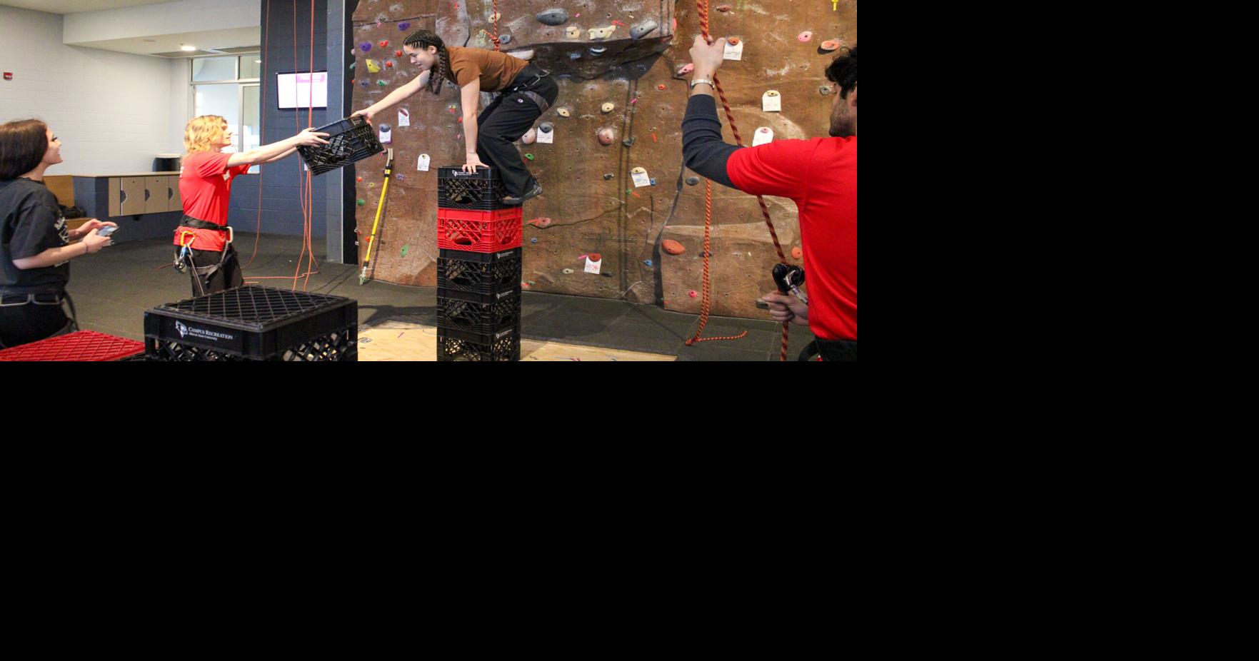 Crate stacking event takes place at student fitness center | Features ...