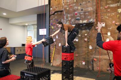 Crate stacking event takes place at student fitness center | Features ...