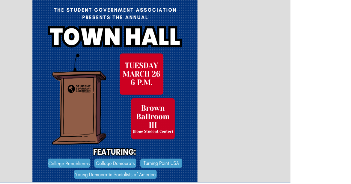 SGA prepares for Town Hall debate | News | videtteonline.com