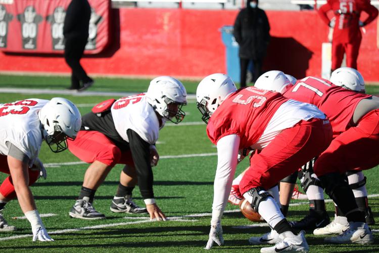 Gallery: Redbird football plays last scrimmage of the semester ...
