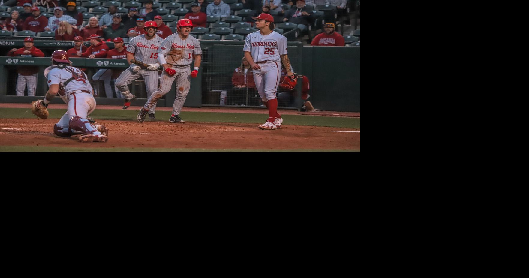 ISU baseball comes up short against No. 8 Arkansas in 11-inning ...