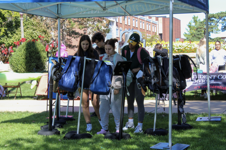 Gallery: Send Silence Packing creates an exhibit on the quad ...