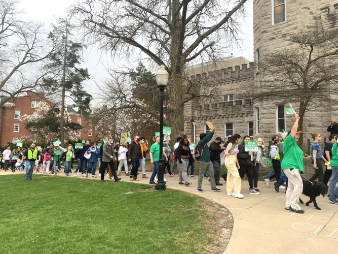 Gallery: AFSCME workers, supporters rally on ISU Quad | Photos ...