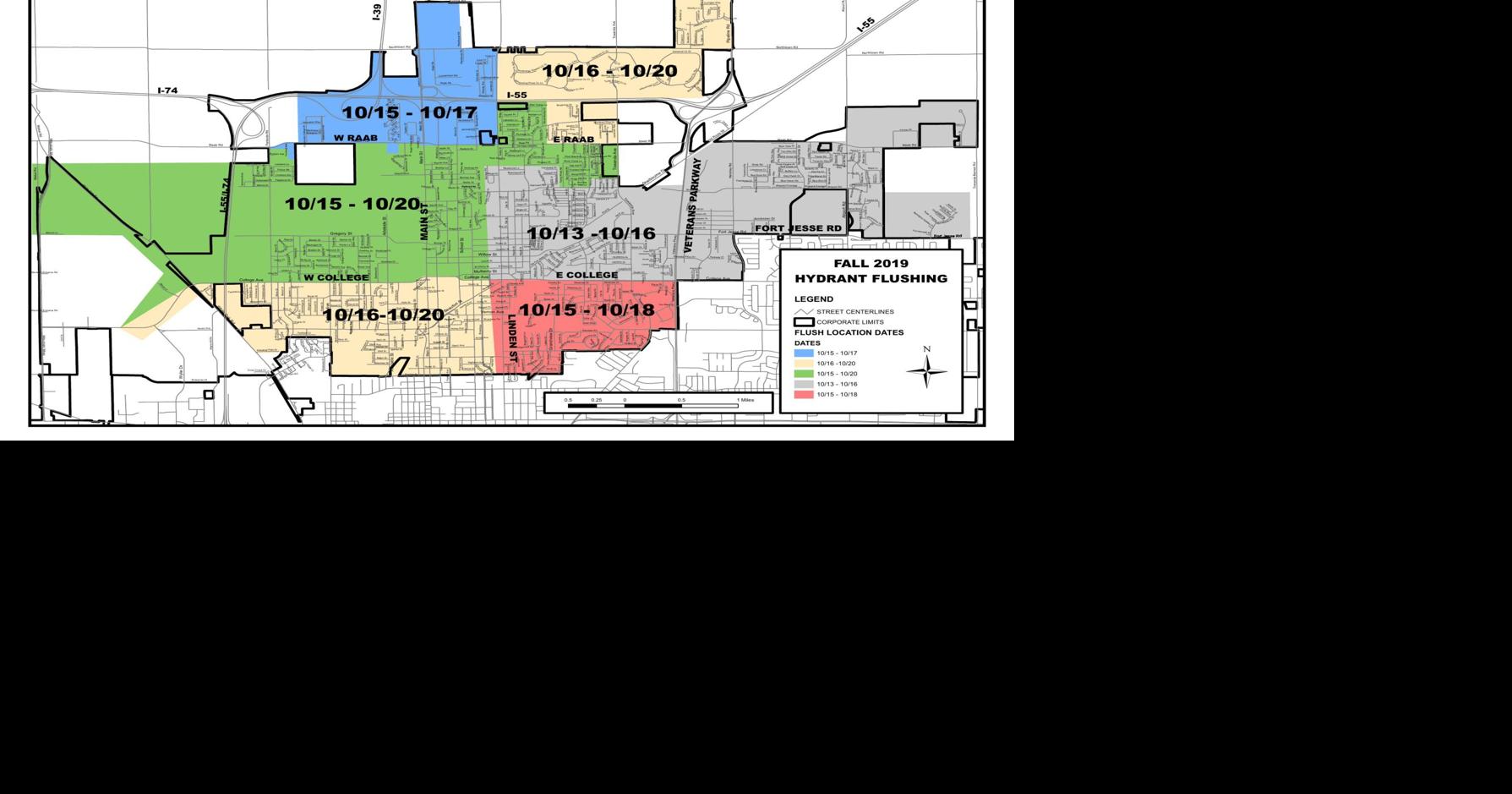 hydrant flushing map | | videtteonline.com