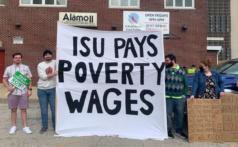 Gallery: AFSCME workers, supporters rally on ISU Quad | Photos ...