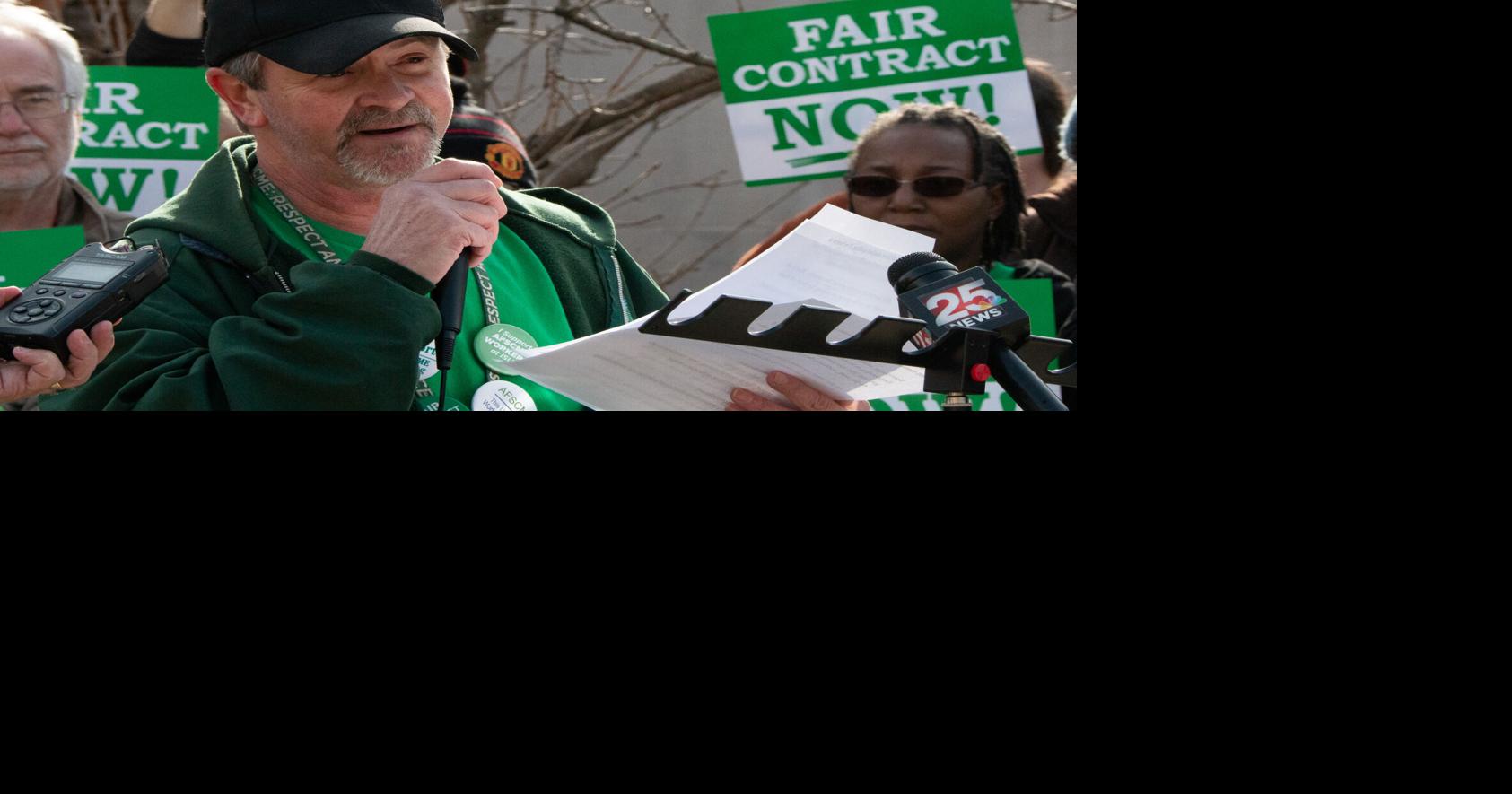 AFSCME Union to hold rally, march Tuesday ahead of contract bargaining ...